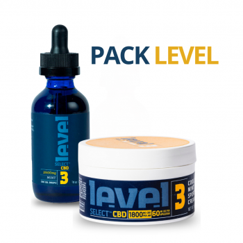 Pack Level: Aceite de CBD 2500mg Mint + Crema de CBD efecto frío 1800mg ...